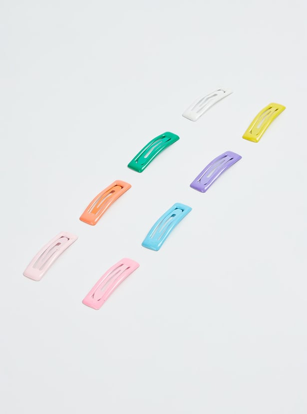 Buy Girls Solid Tic Tac Hair Clips - Pack of 8 Online at just Rs. 149.0 ...