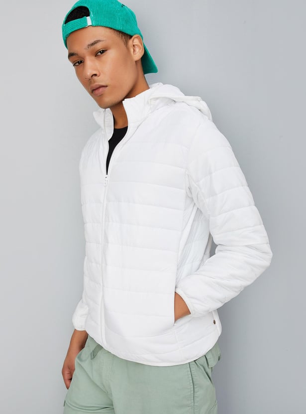 Buy Men Hooded Packable Puffer Jacket Online at just Rs. 2499.0 ...