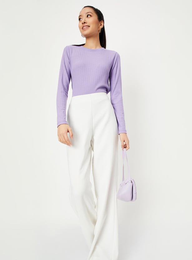 Buy Women Rib-Knit Top Online at just Rs. 499.0 - 1000013083133 | Max ...