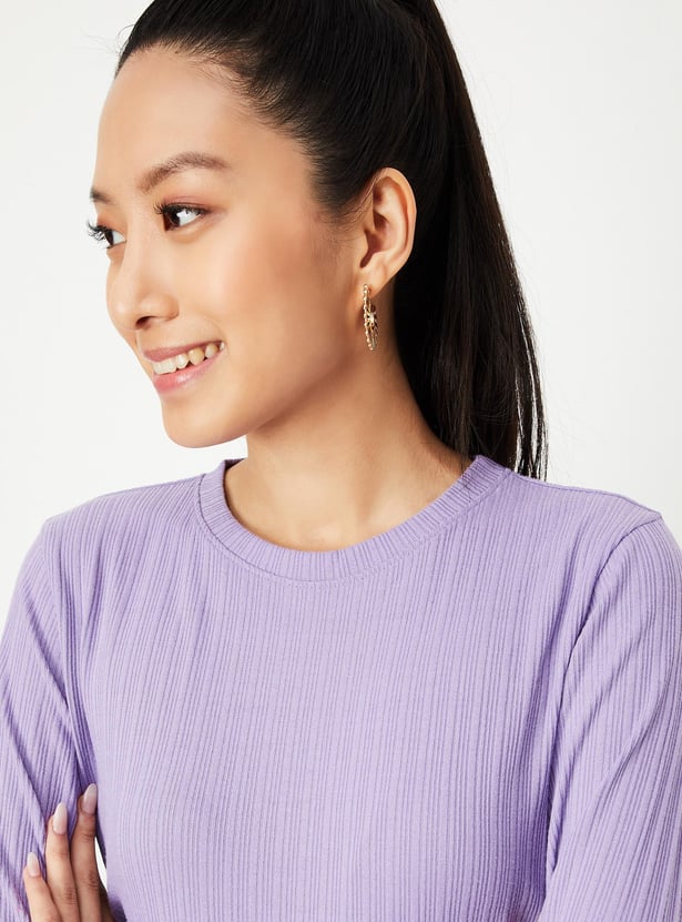 Buy Women Rib-Knit Top Online at just Rs. 499.0 - 1000013083133 | Max ...