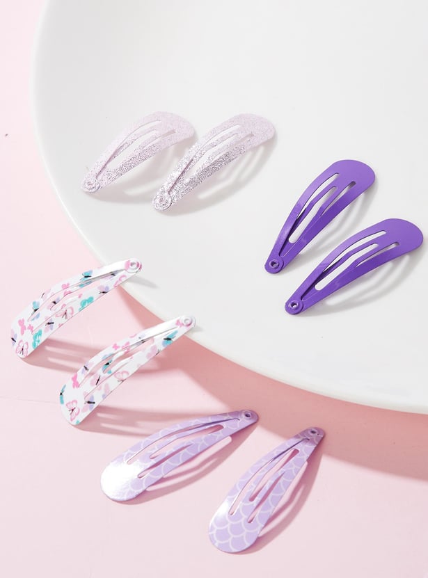 Buy Girls Assorted Tic Tac Hair Clips - Pack of 8 Online at just Rs ...