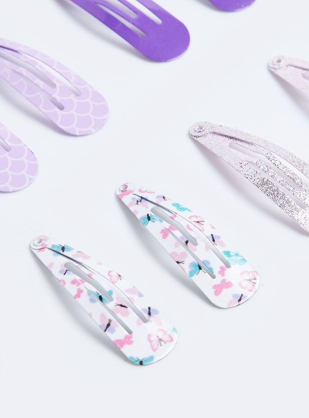 Buy Girls Assorted Tic Tac Hair Clips - Pack of 8 Online at just Rs ...