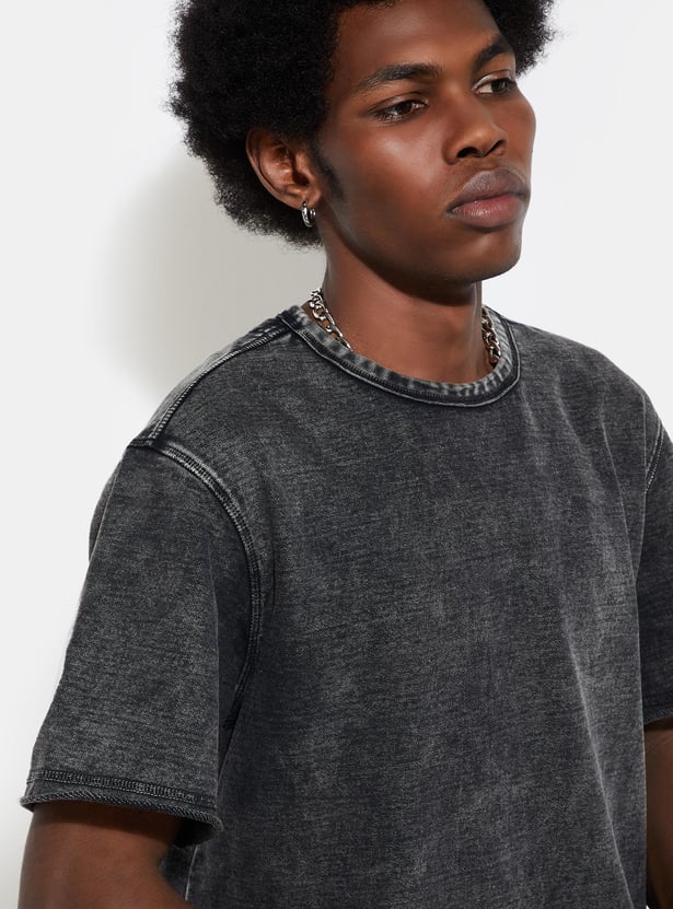 Buy URB_N Men Acid Washed T-shirt Online at just Rs. 799.0 ...