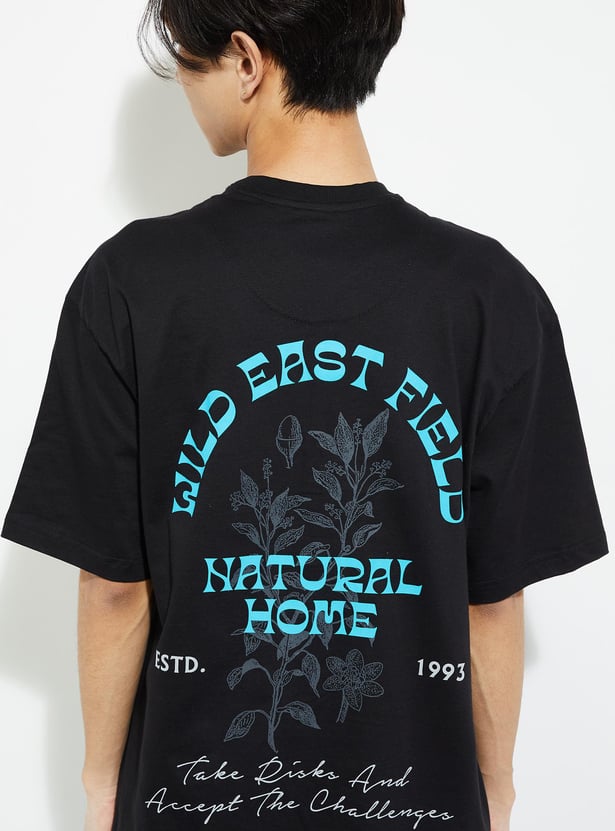 Buy URB_N Men Oversized Back Printed T-shirt Online at just Rs. 599.0 ...