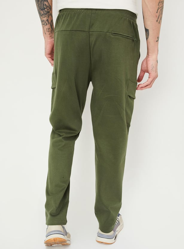 Buy Men Solid Cargo Track Pants Online at just Rs. 1299.0 ...