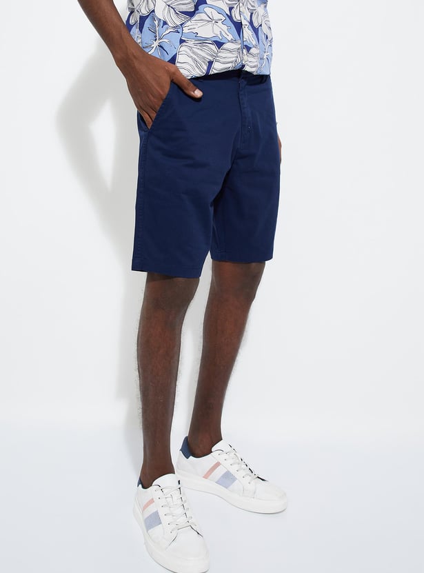 Buy URB_N Men Slim Fit Solid Shorts Online at just Rs. 699.0 ...