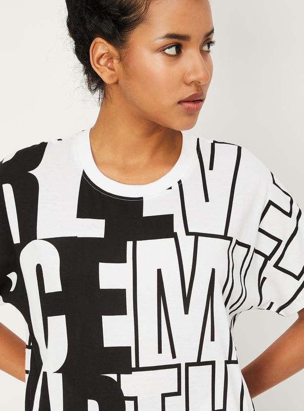 Buy Women Typographic Printed T Shirt Online At Just Rs 499 0