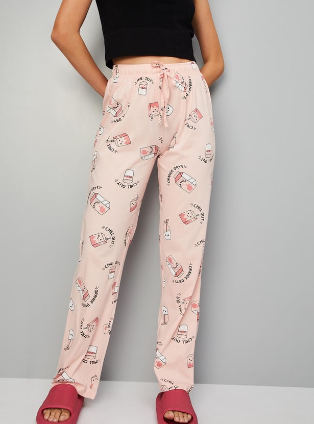 Buy Women Printed Knit Pyjamas Online at just Rs. 499.0 - 1000013318644 ...