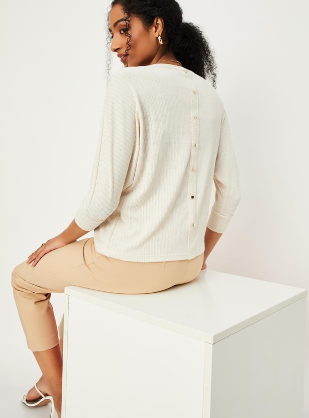 Buy Women Rib-Knit Top Online at just Rs. 799.0 - 1000013350701 | Max ...