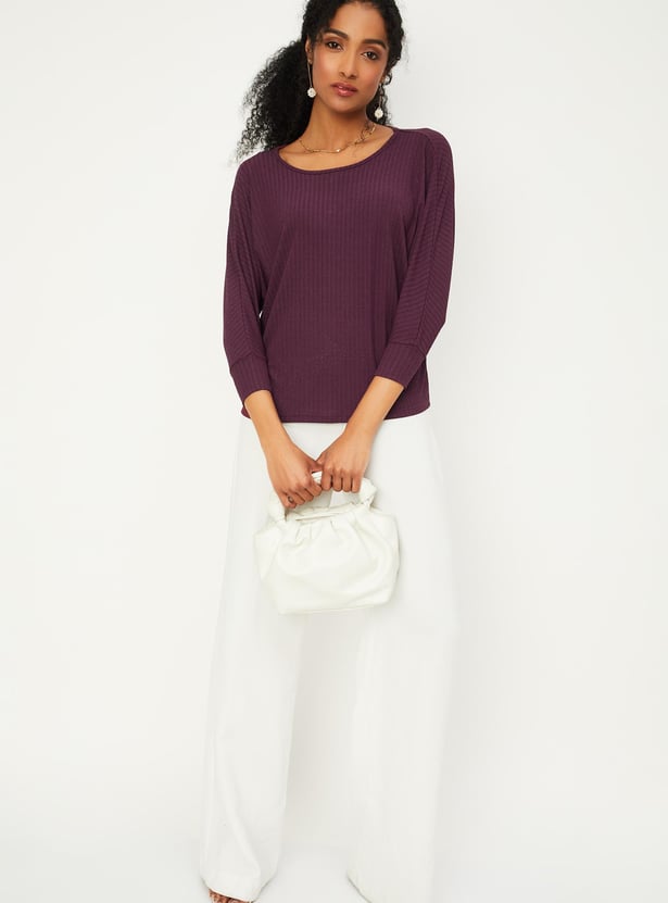 Buy Women Rib-Knit Top Online at just Rs. 799.0 - 1000013350719 | Max ...