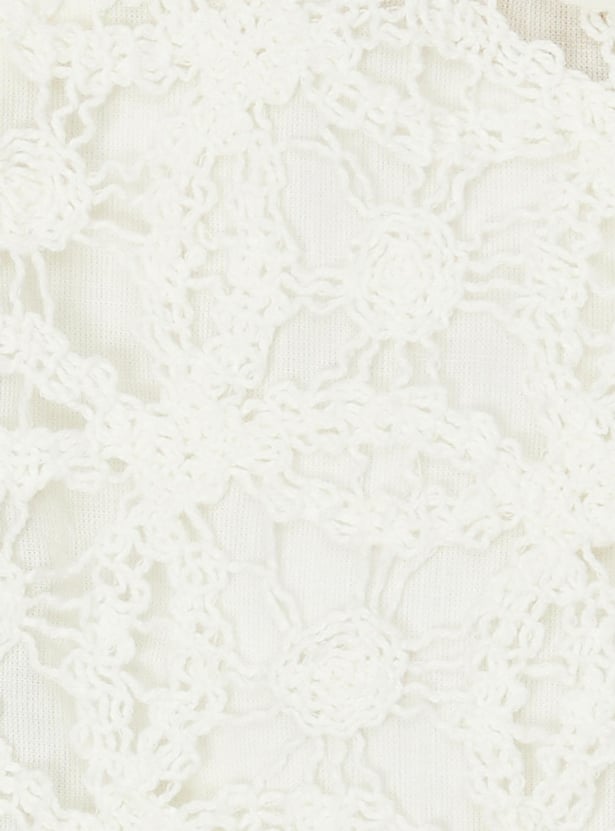 Buy Women Lace Tie-up Neck Tunic Online at just Rs. 899.0 ...