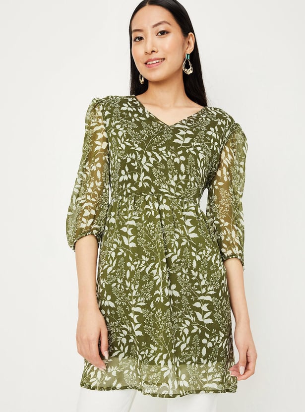 Buy Women Floral Printed Tunic Online at just Rs. 899.0 - 1000013358929 ...