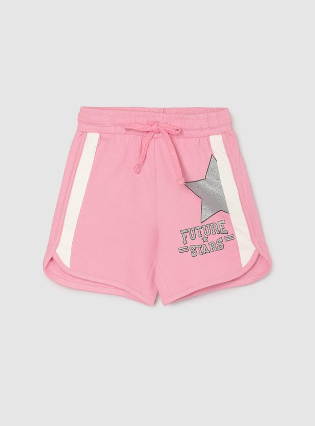 Buy Girls Printed Knit Shorts Online at just Rs. 349.0 - 1000013378451 ...