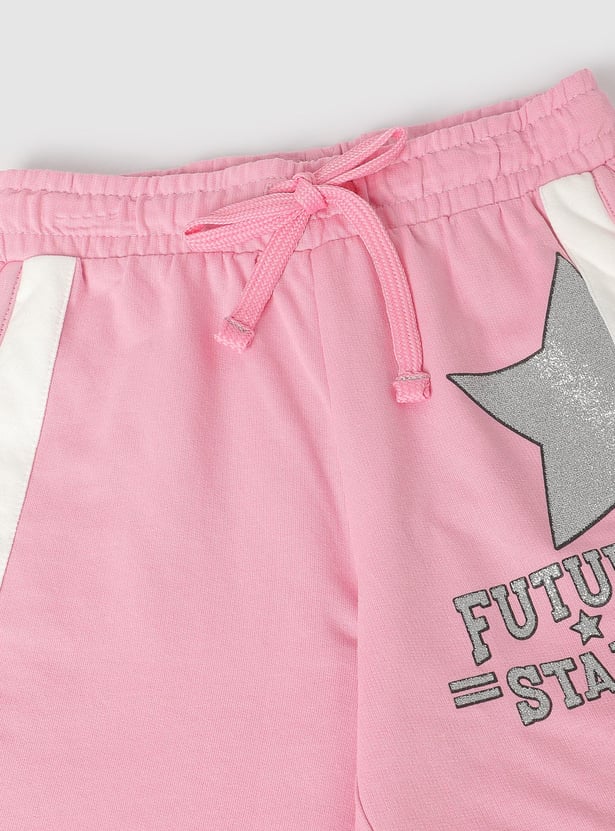 Buy Girls Printed Knit Shorts Online at just Rs. 349.0 - 1000013378451 ...