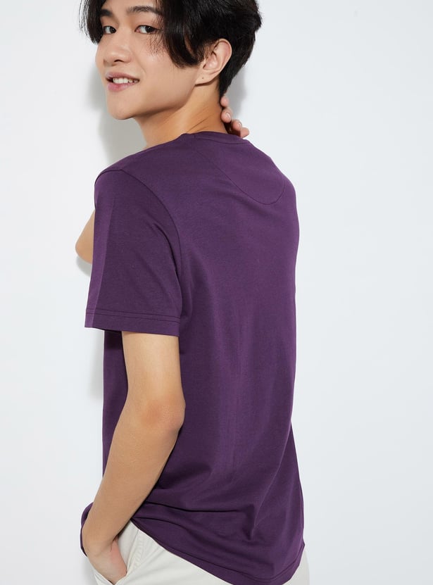 Buy URB_N Men Slim Fit Colourblocked T-shirt Online at just Rs. 399.0 ...