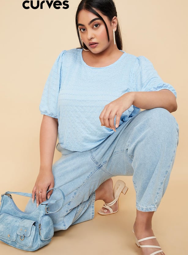 Buy Women Textured Knit Top Online at just Rs. 899.0 - 1000013431005 ...