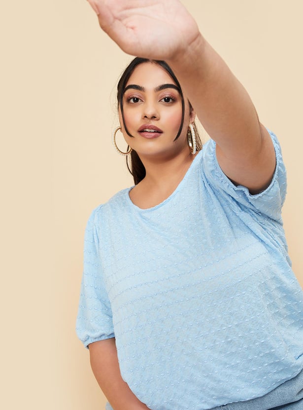 Buy Women Textured Knit Top Online at just Rs. 899.0 - 1000013431005 ...