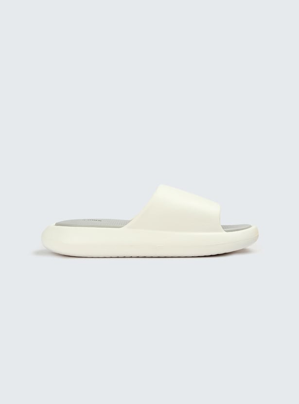 Buy Men Solid Open-Toe Sliders Online at just Rs. 699.0 - 1000013440449 ...