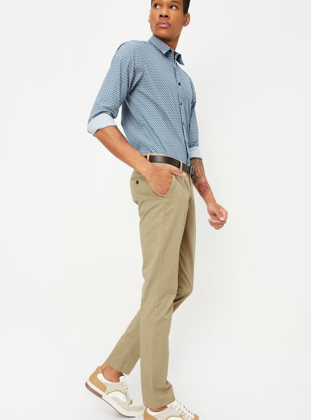Buy Men Skinny Fit Solid Chinos Online at just Rs. 1199.0 ...