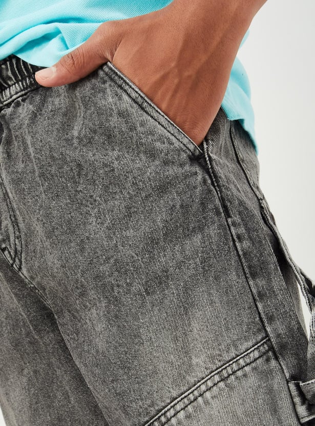 Buy Boys Boxy Fit Washed Jeans Online at just Rs. 999.0 - 1000013467117 ...