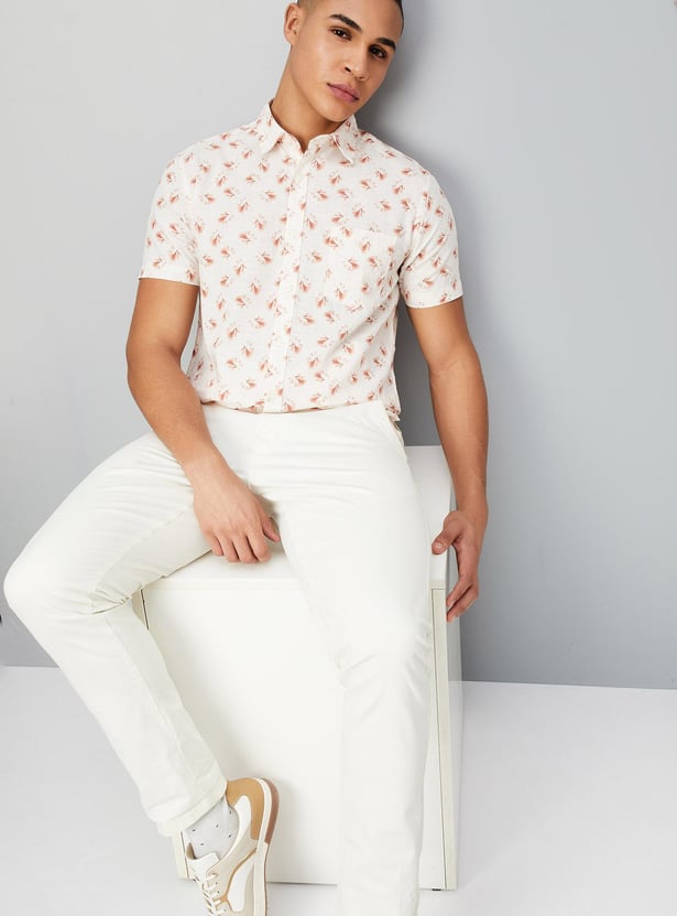 Buy Men Printed Smart Casual Shirt Online at just Rs. 999.0 ...