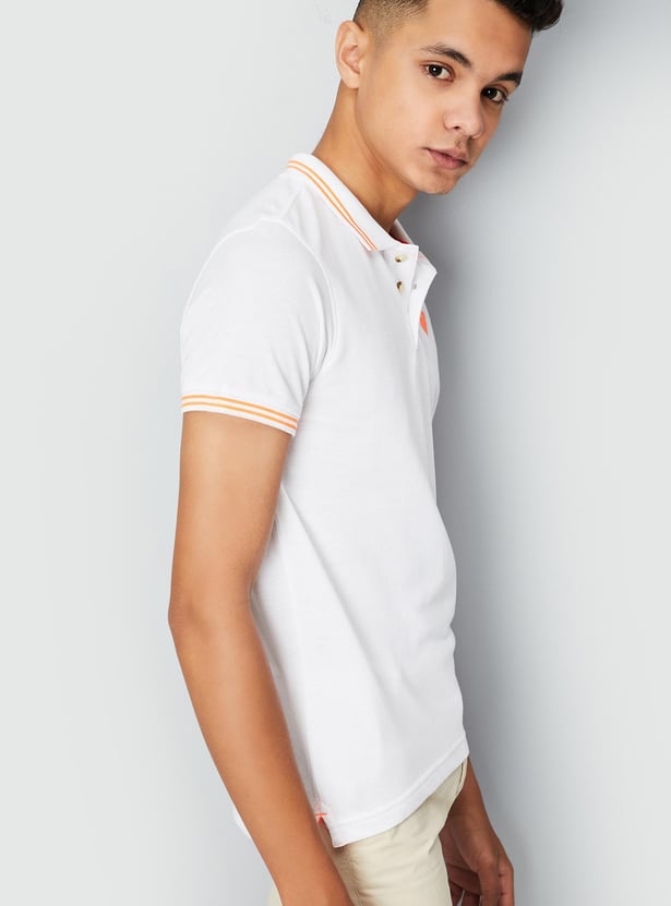 Buy Boy Solid Polo T-shirt Online at just Rs. 349.0 - 1000013529544 ...