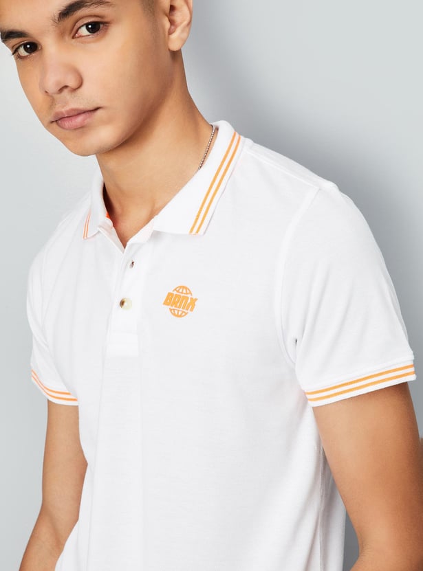 Buy Boy Solid Polo T-shirt Online at just Rs. 349.0 - 1000013529544 ...