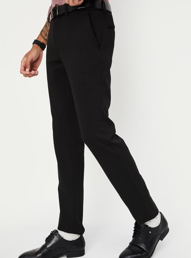 Buy Men Ultra Slim Fit Solid Formal Trousers Online at just Rs. 1499.0 ...