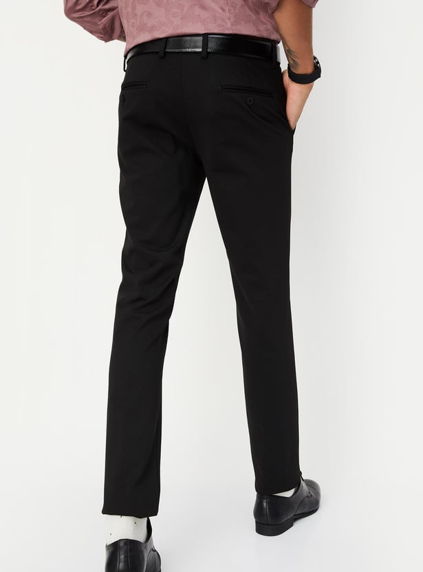 Buy Men Ultra Slim Fit Solid Formal Trousers Online at just Rs. 1499.0 ...
