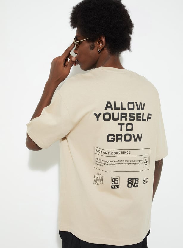 Buy URB_N Men Oversized Back Print T-shirt Online at just Rs. 599.0 ...