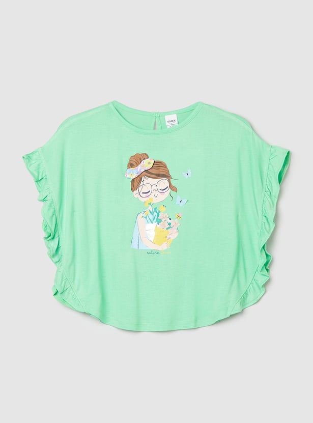 Buy Girls Printed Poncho Top Online at just Rs. 399.0 - 1000013558584 ...