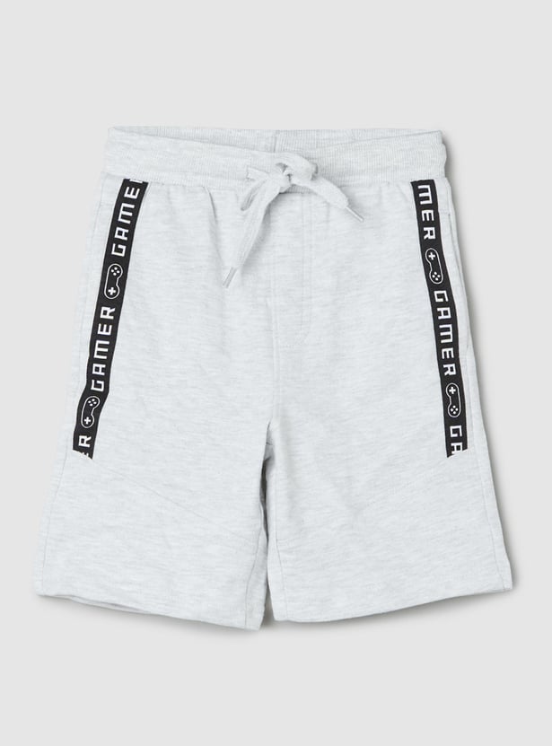 Buy Boys Side Panelled Drawstring Shorts Online at just Rs. 349.0 ...