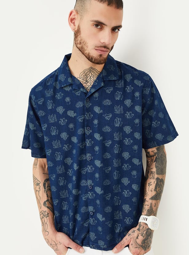 Buy Men Printed Resort Shirt Online at just Rs. 1199.0 - 1000013572603 ...