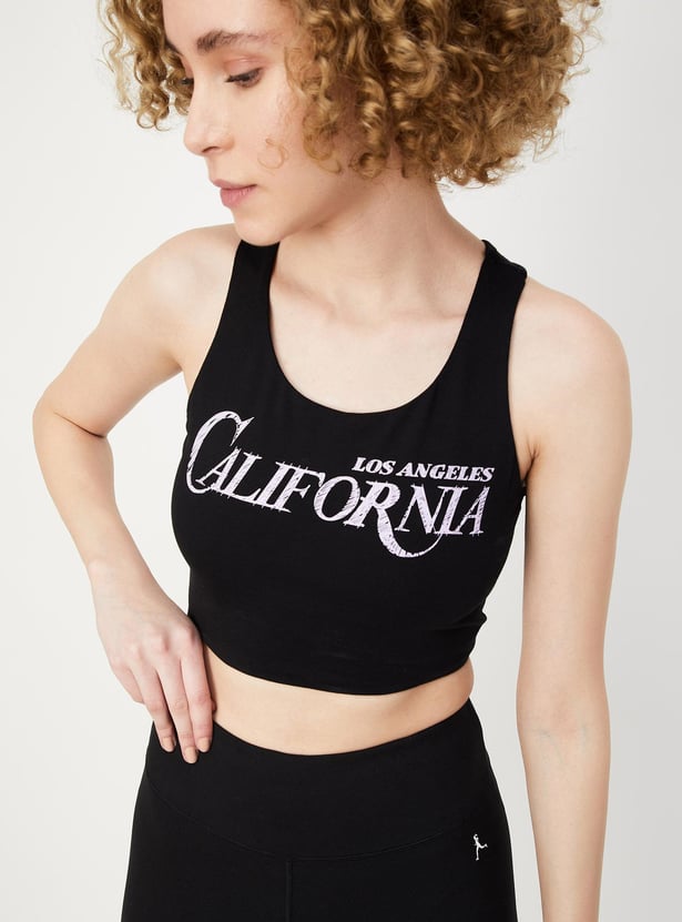 Buy Women Printed Cropped Tank Top Online At Just Rs 399 0