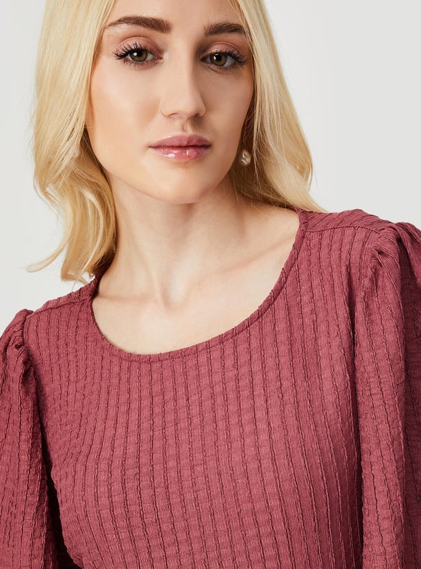 Buy Women Textured Knit Top Online at just Rs. 699.0 - 1000013604470 | Max Fashion