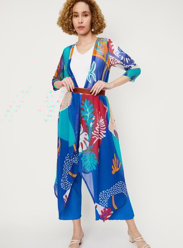 Buy Women Printed Waterfall Shrug Online at just Rs. 999.0 ...