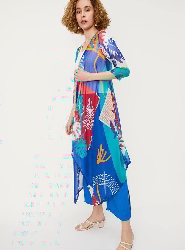 Buy Women Printed Waterfall Shrug Online at just Rs. 999.0 ...