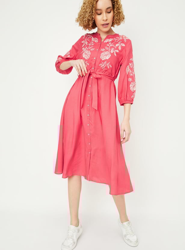 Buy Women Embroidered Midi Dress Online at just Rs. 999.0 ...