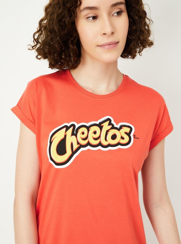 Buy Women Cheetos Printed Chemise Online at just Rs. 599.0 ...