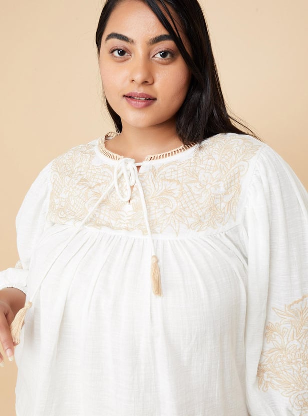 Buy Women Embroidered Top Online at just Rs. 999.0 - 1000013687965 ...