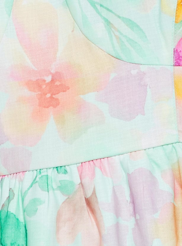 Buy URB_N Women Printed Midi Dress Online at just Rs. 999.0 ...