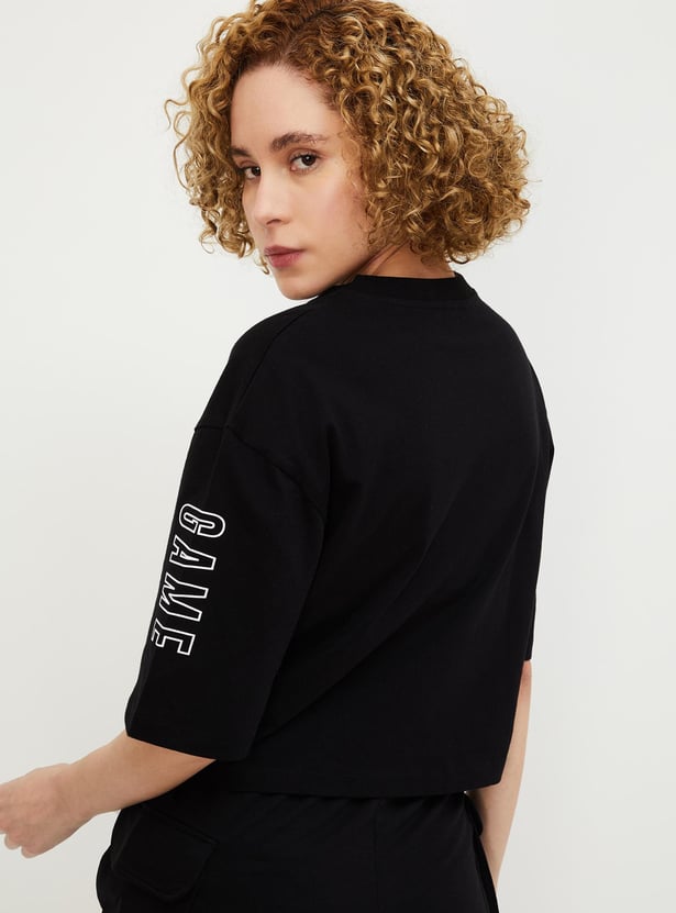 Buy Women Printed Sports T Shirt Online At Just Rs 4990 1000013721807 Max Fashion