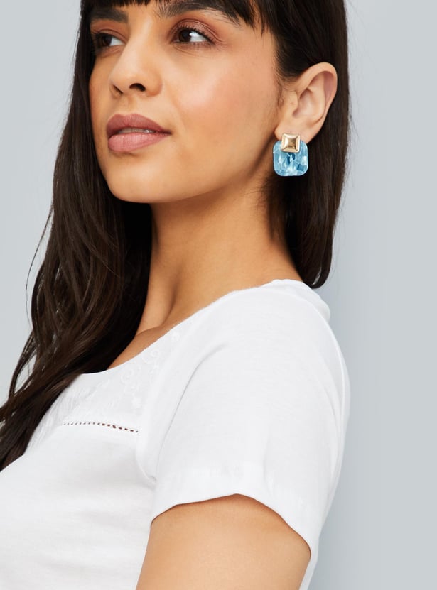 Buy Women Embroidered Yoke Top Online at just Rs. 299.0 - 1000013827042 ...