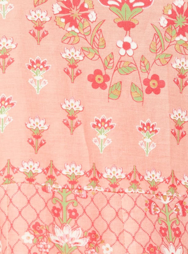 Buy Women Printed Kalidar Kurta Set with Dupatta Online at just Rs ...