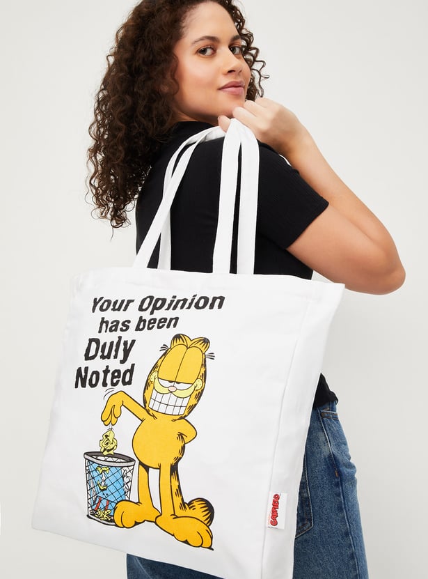 Buy Women Garfield Printed Shopper Bag Online at just Rs. 399.0 ...